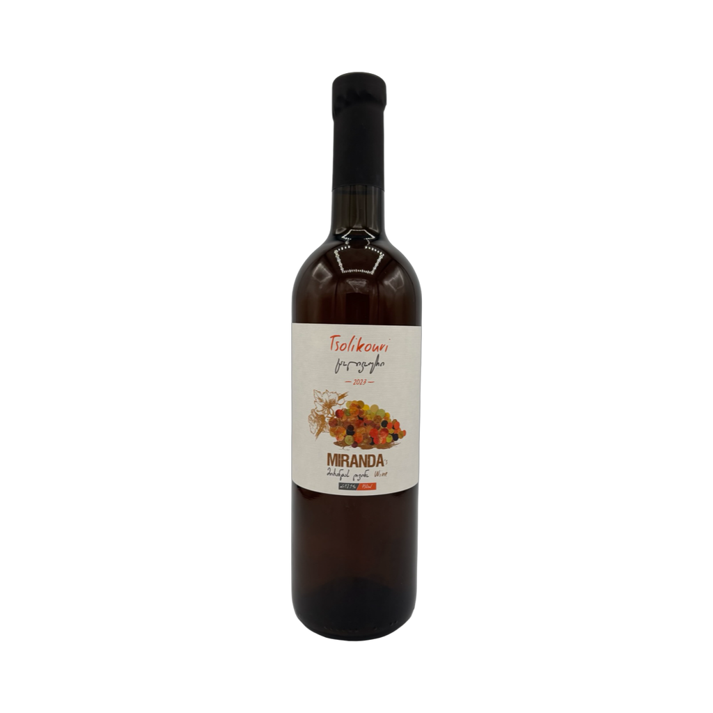 Miranda's Wine Skin Contact Tsolikouri 2023 – Unfiltered Wine & Spirits